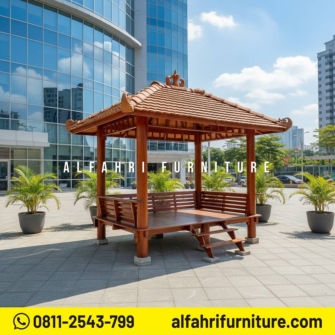 Gazebo Outdoor Simple dan Kuat Cocok untuk Rumah Modern 2x3 Atap ...